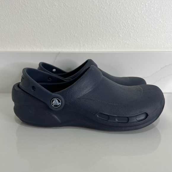 CROCS | Shoes | Crocs Navy Blue Slip Resistant Waterproof Comfort ...